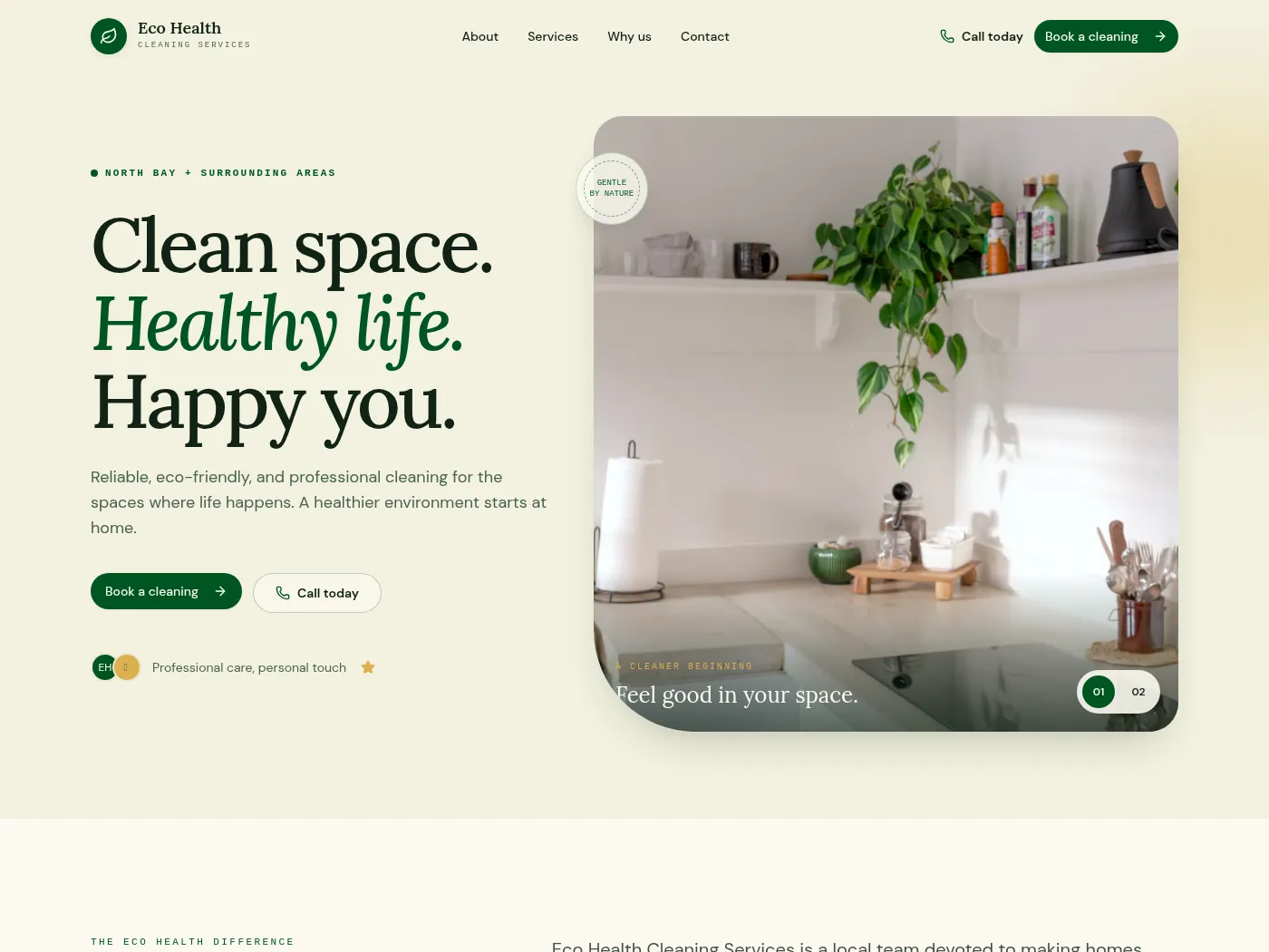 Eco Health Cleaning Site