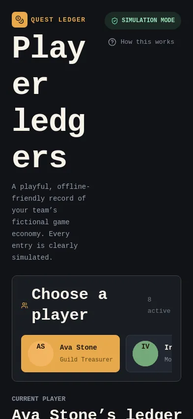 LARP Phantom Wallet Sim