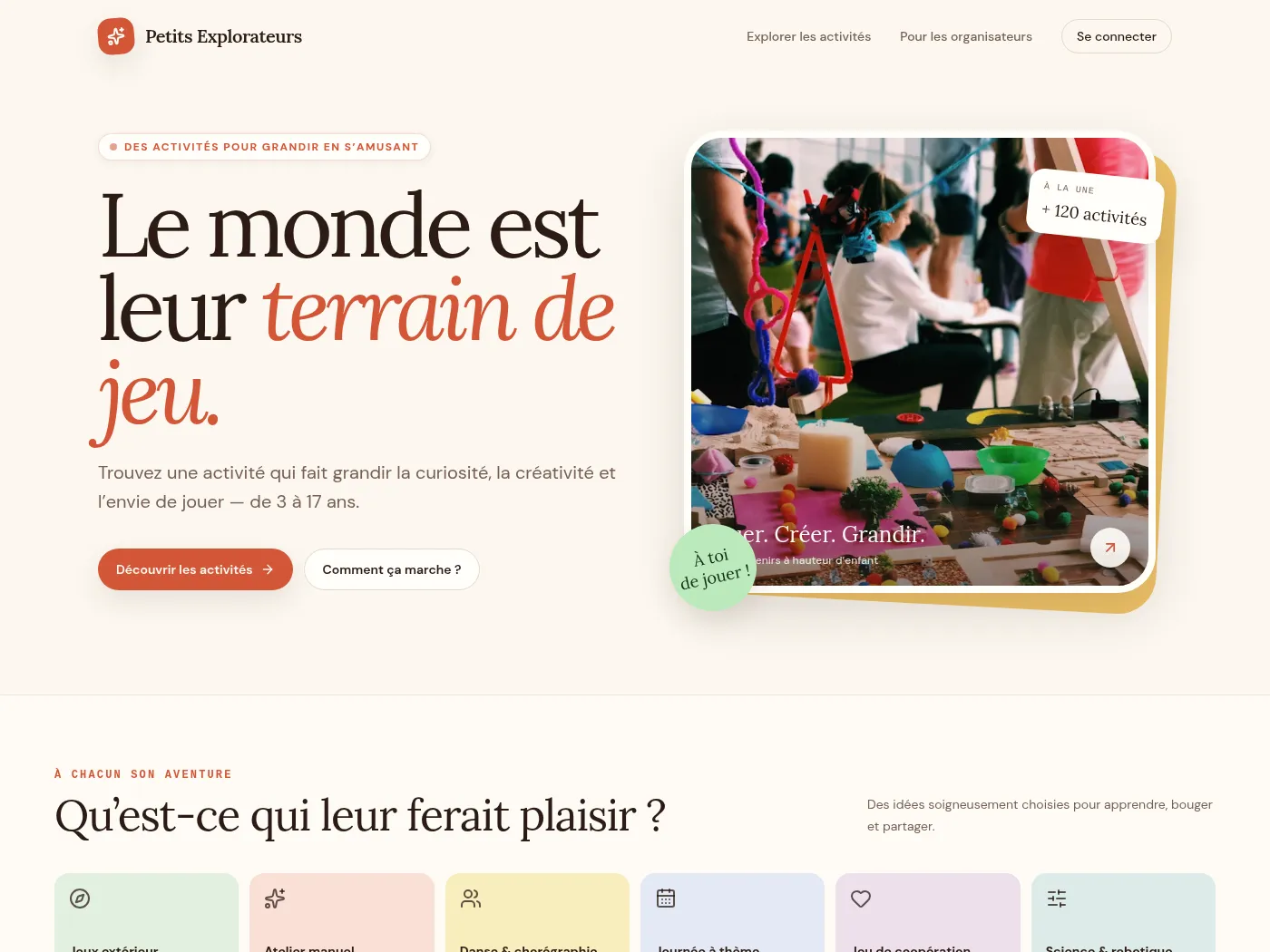 Activités Jeunesse Finder