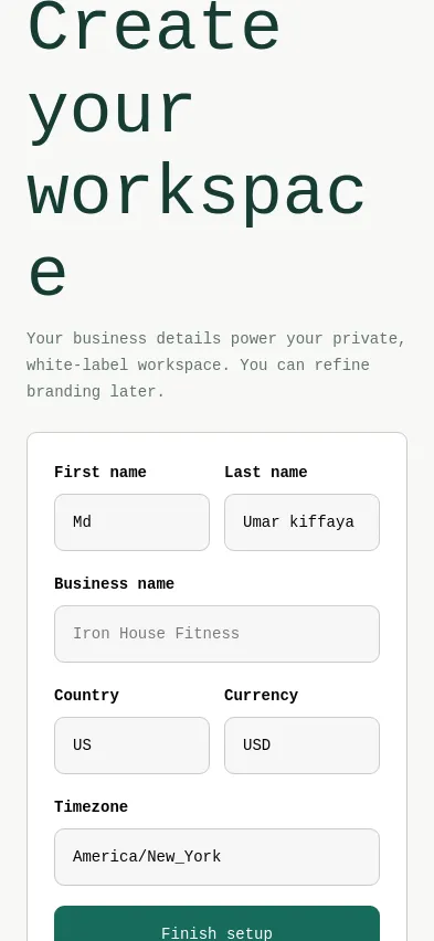 FitOS SaaS Foundation