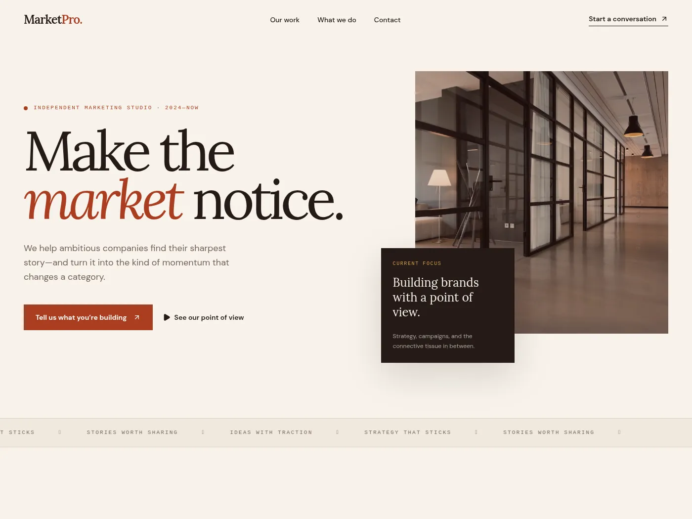 MarketPro Web Launch
