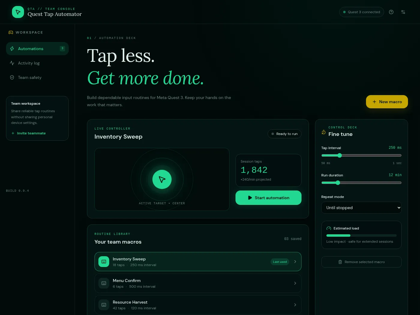 Quest Tap Automator