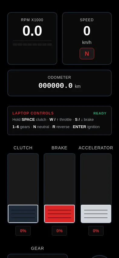 Manual Drive Simulator (Remix)