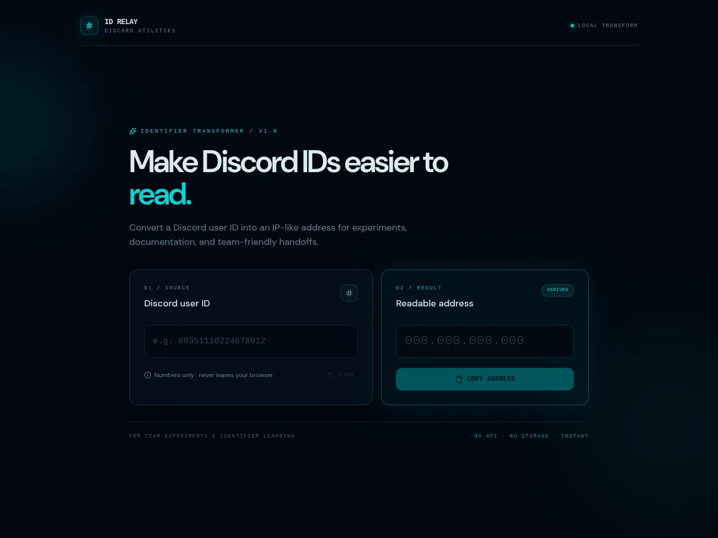 Discord ID Transformer