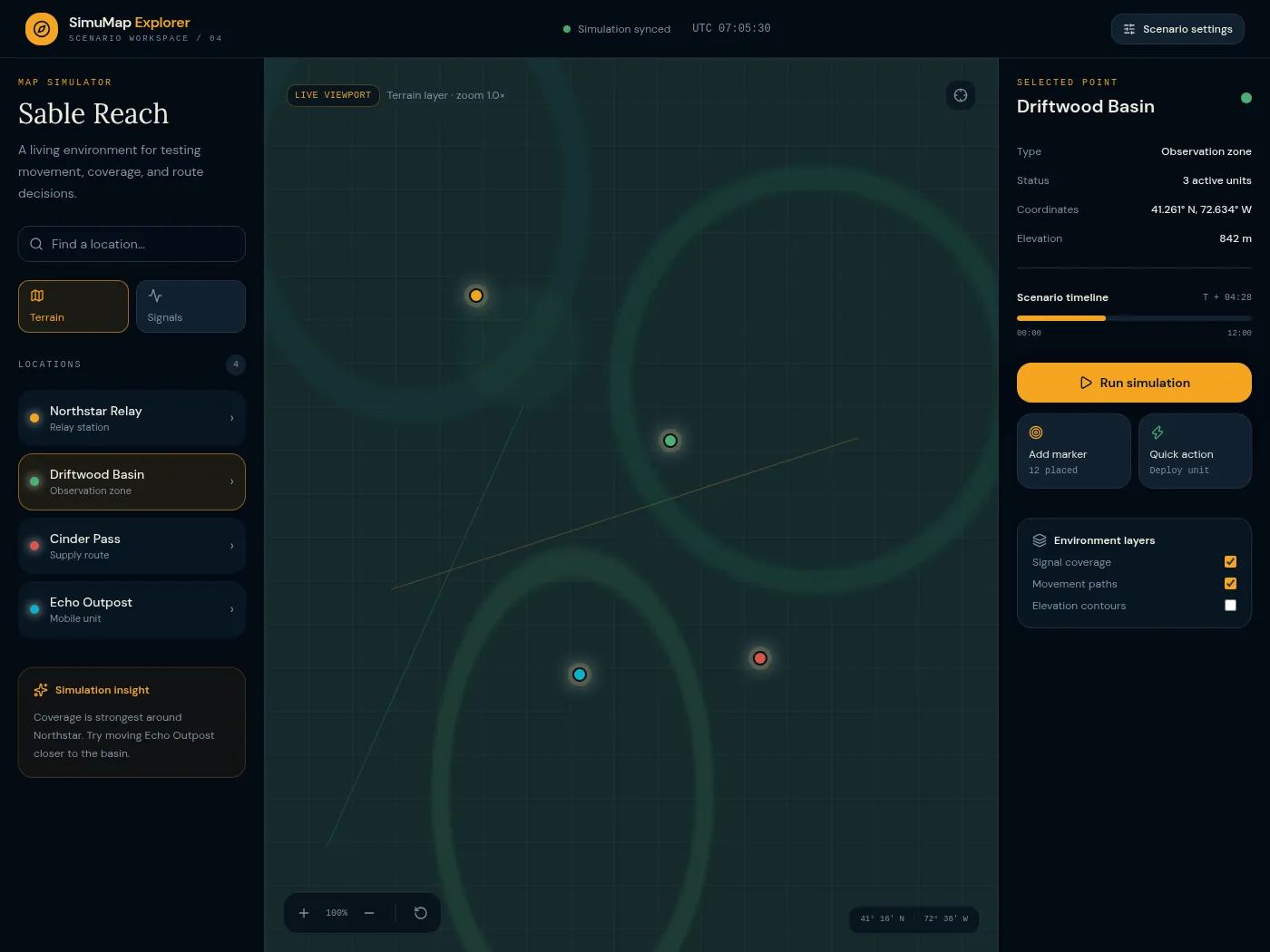 SimuMap Explorer