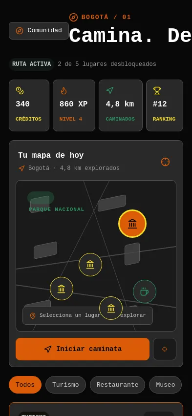 Bogotá Walk & Unlock