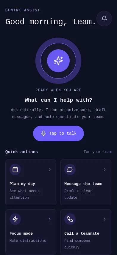 Gemini Assist Mobile