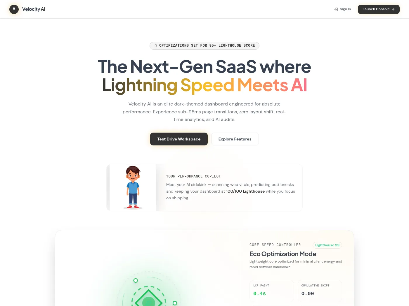 Velocity AI Dashboard
