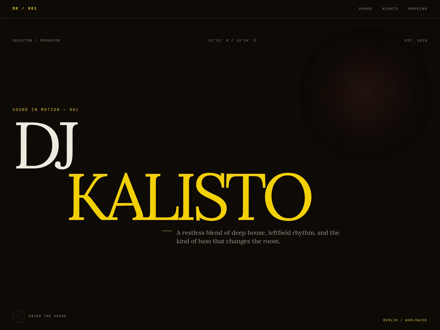 DJ Kalisto Website