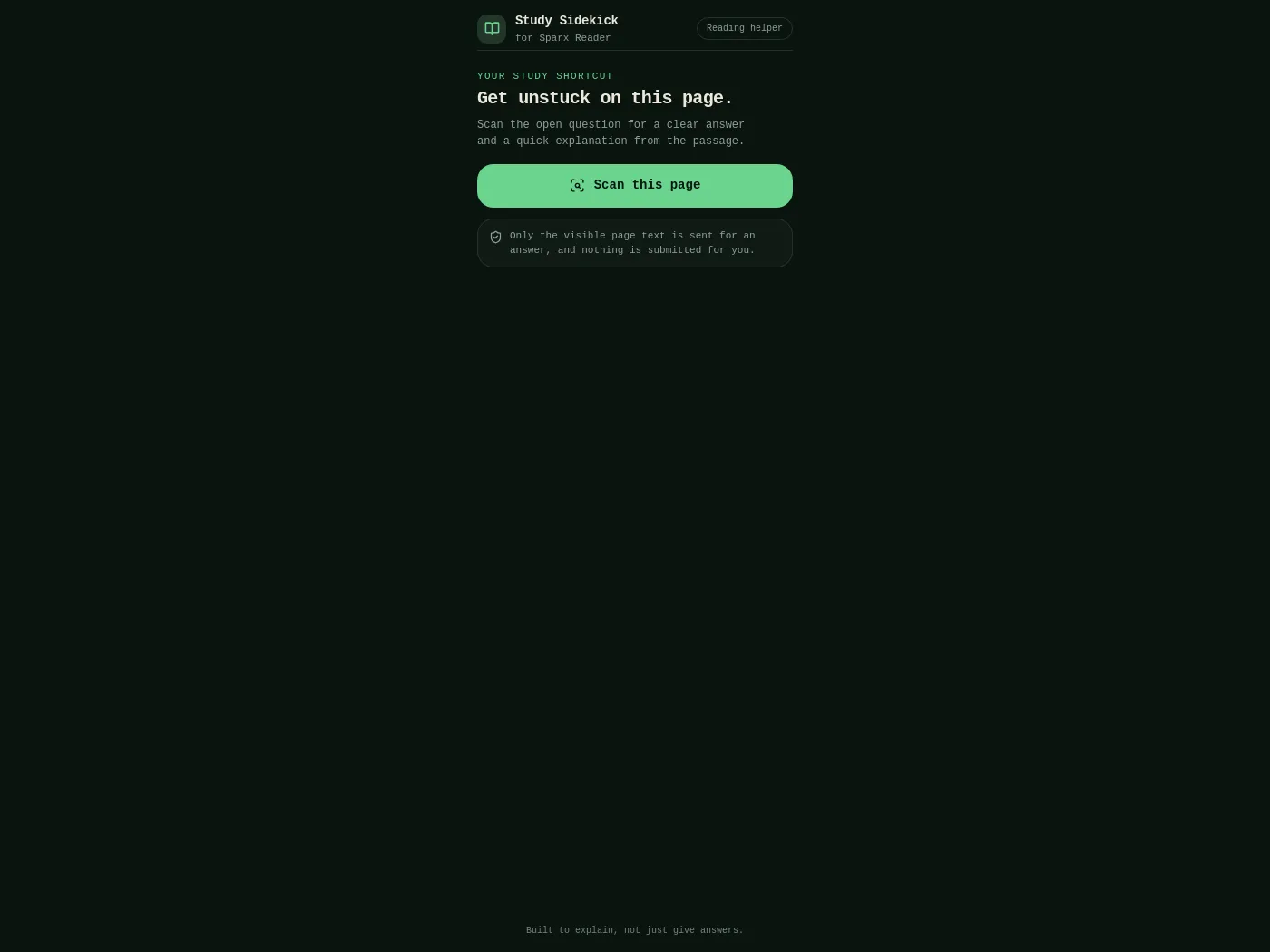 SparxReader AI Helper