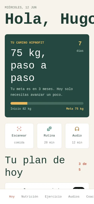 HipnoFit Weight Loss App