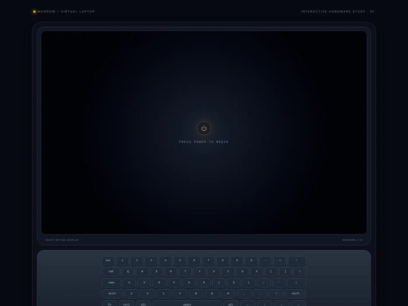 Virtual Laptop Simulator