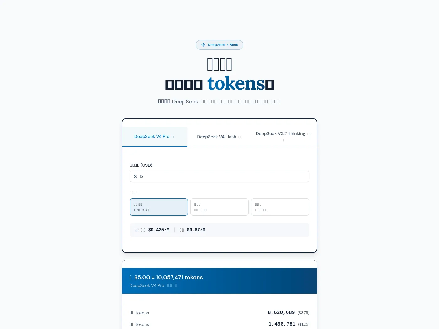 DeepSeek Budget Checker