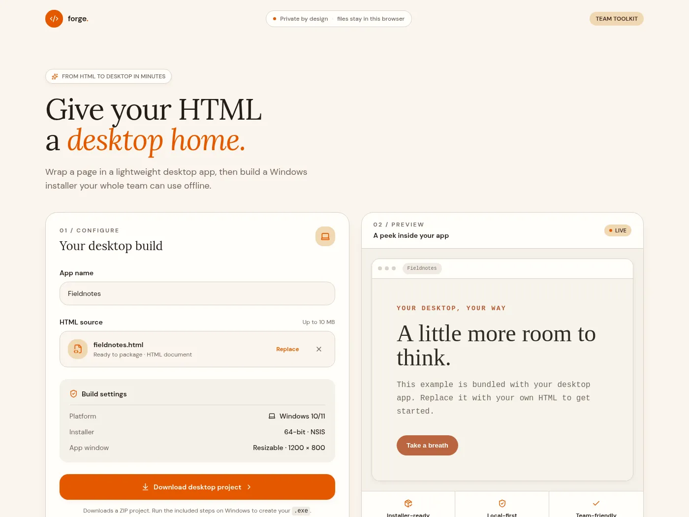 HTML2EXE Converter