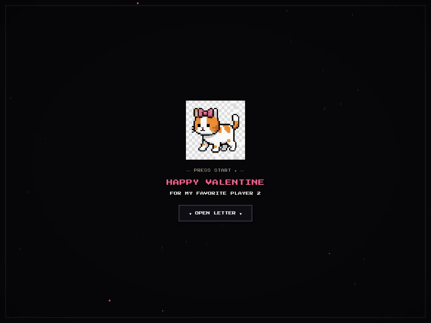 Retro Pixel Valentine