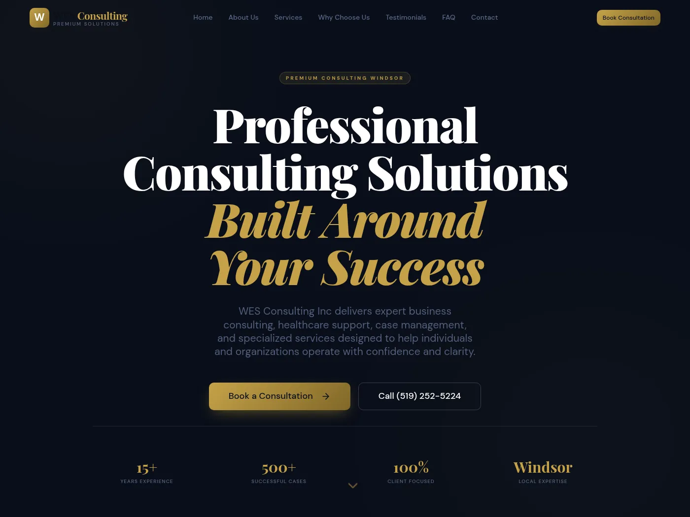 WES Consulting Premium Site