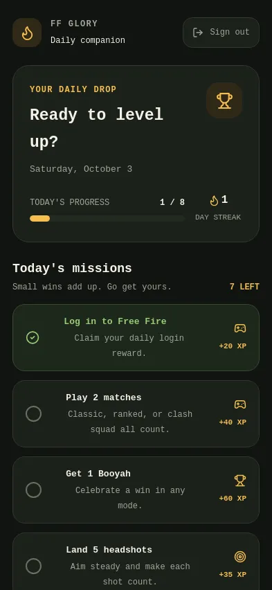 FF Glory Bot