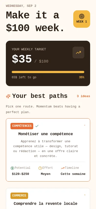 Weekly Profit App