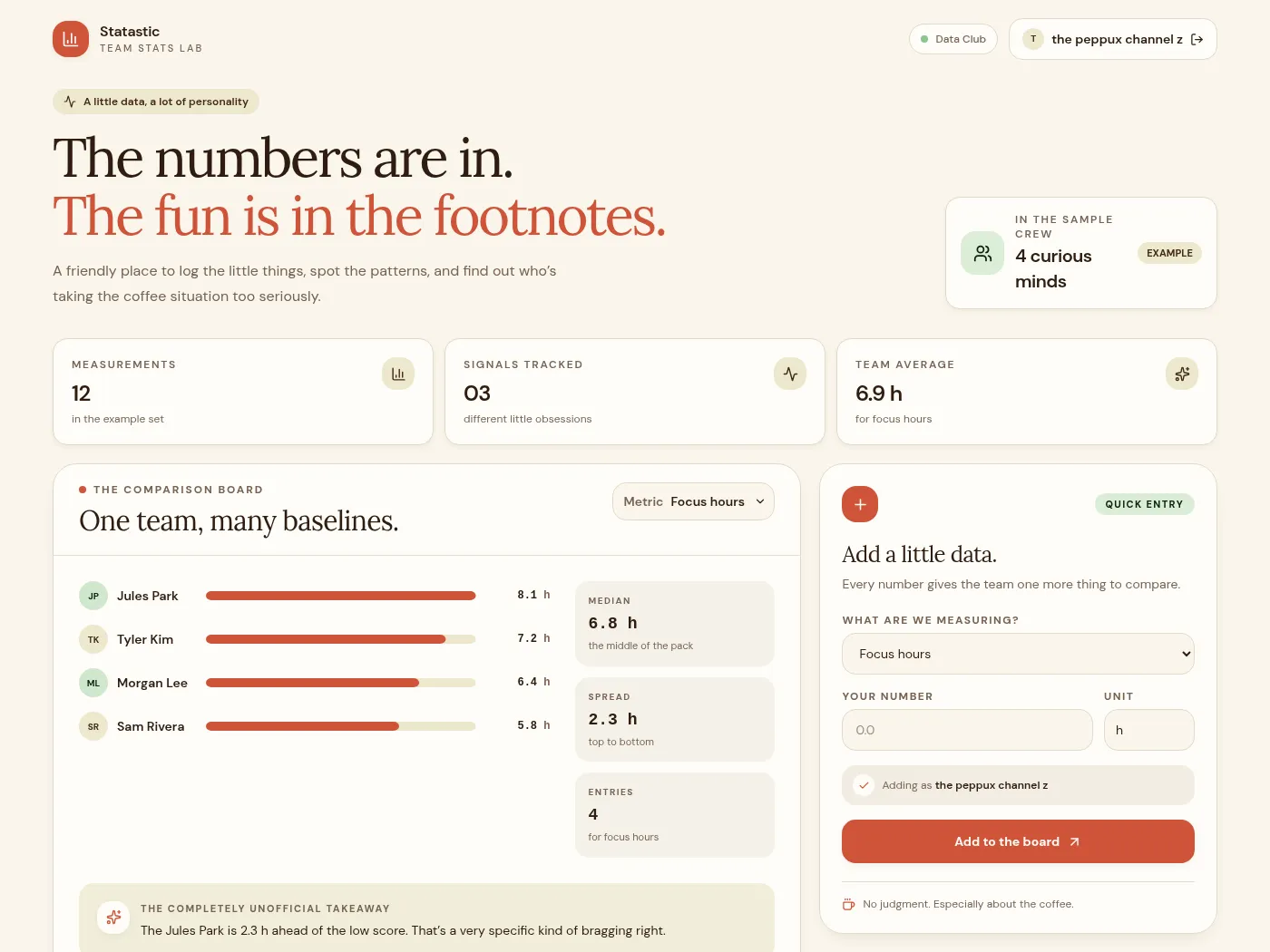 Statastic Analyzer