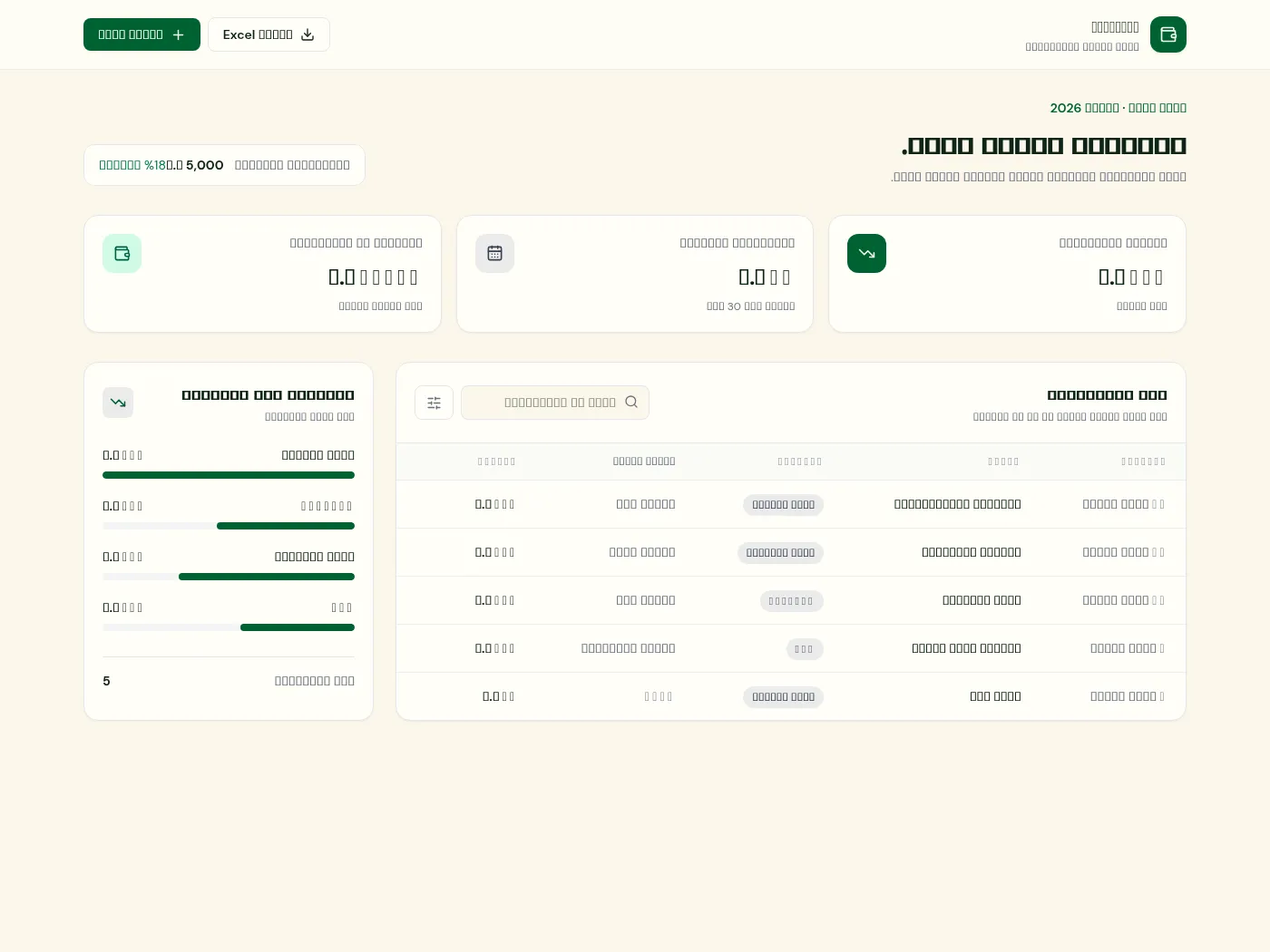 Excel Expense Tracker