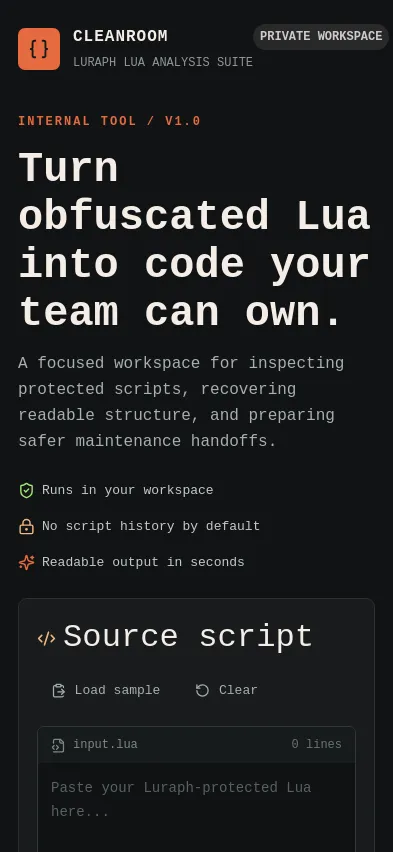 Luraph Lua Deobfuscator