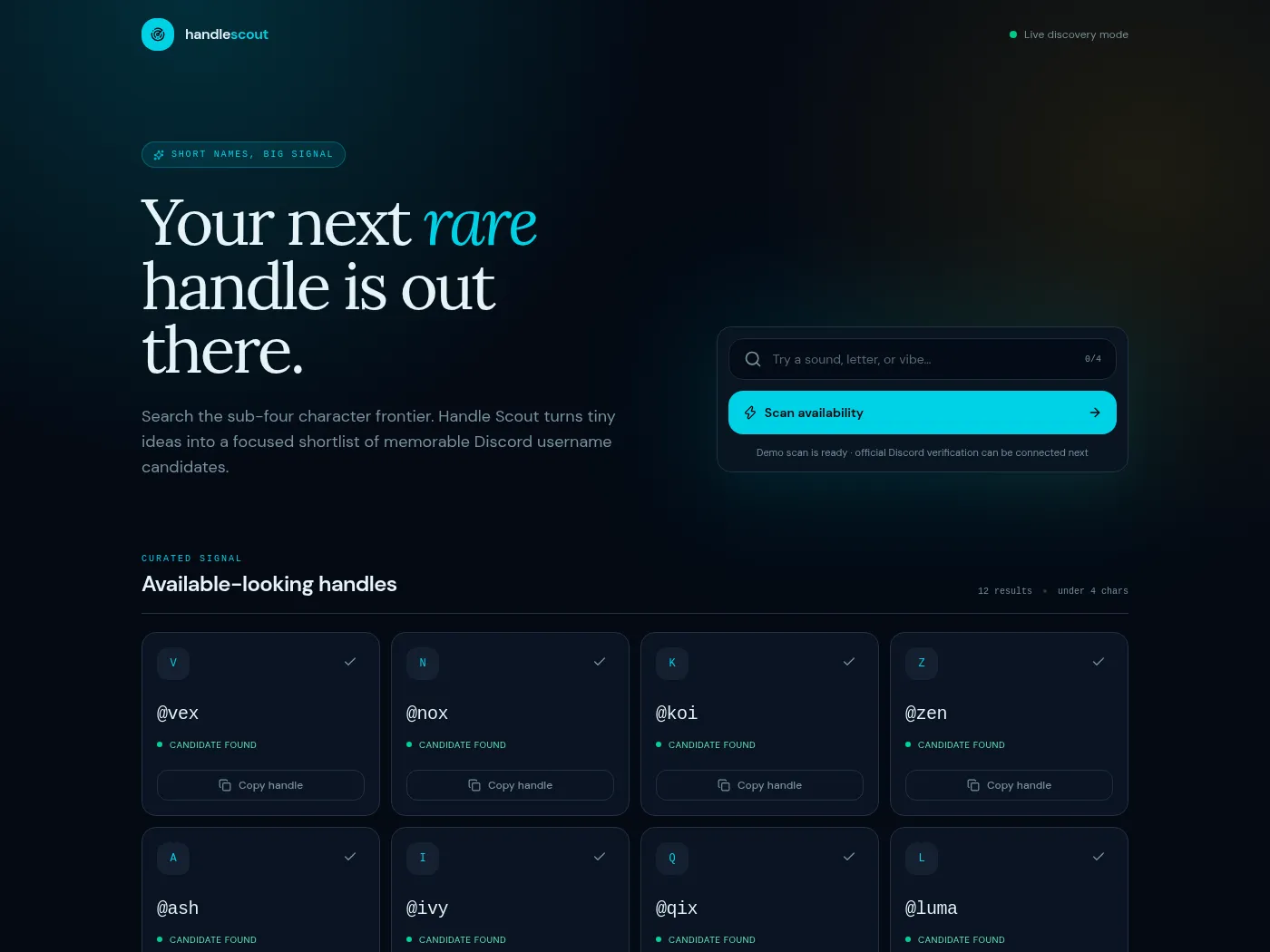 Discord Username Finder