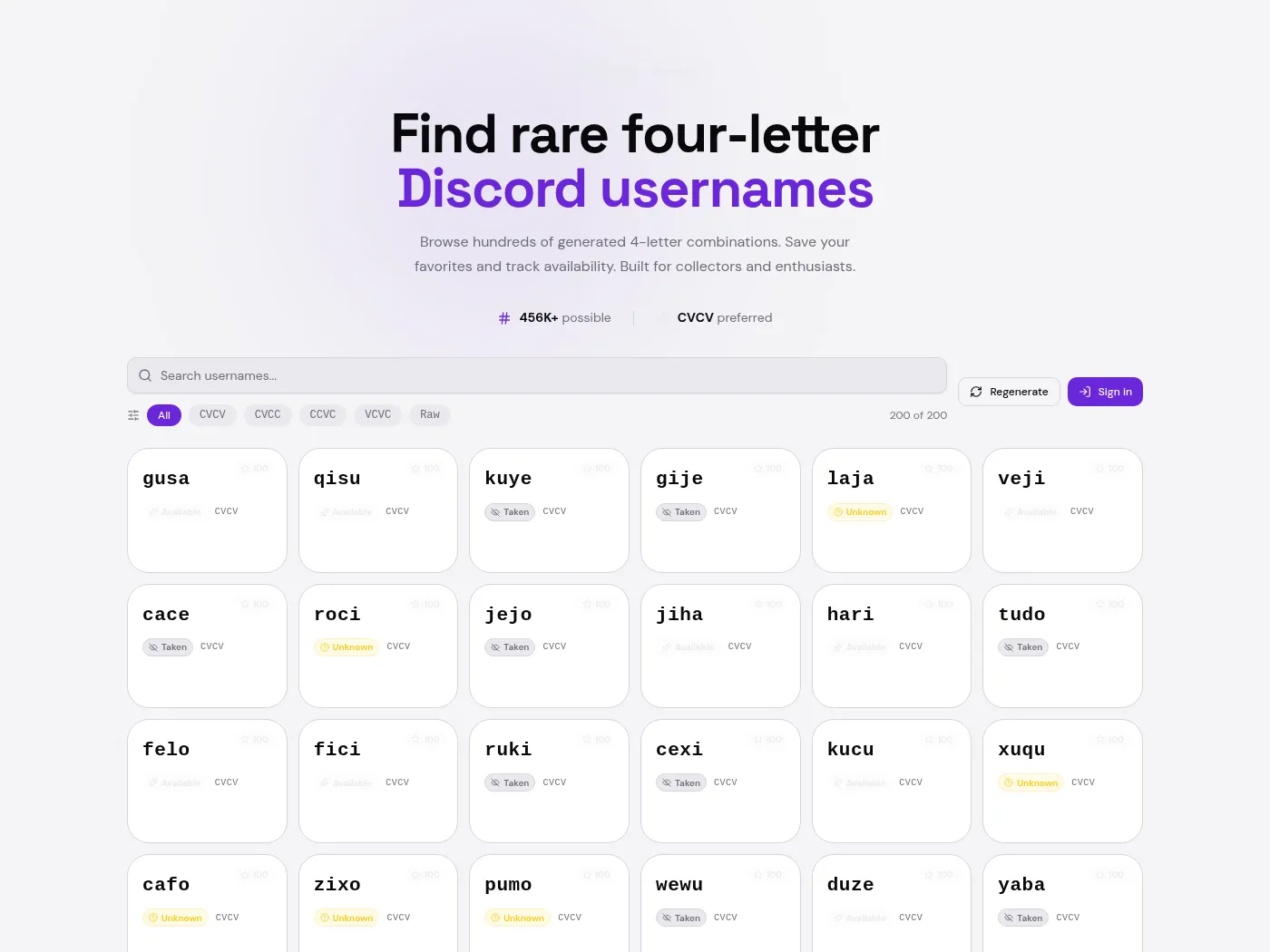 Discord Name Hunter