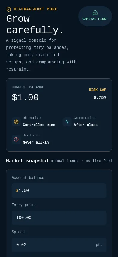 MicroAccount Growth Bot