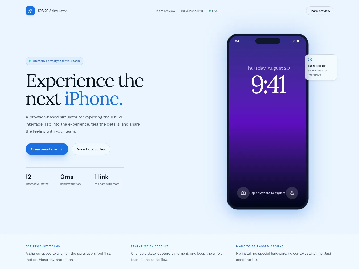 iOS 26 Simulator