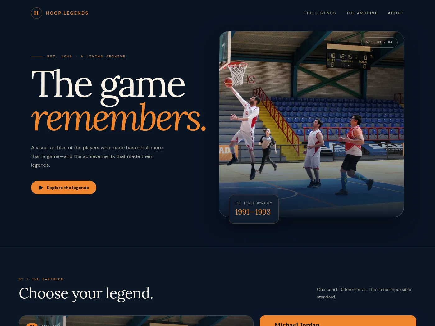 Hoop Legends Hub