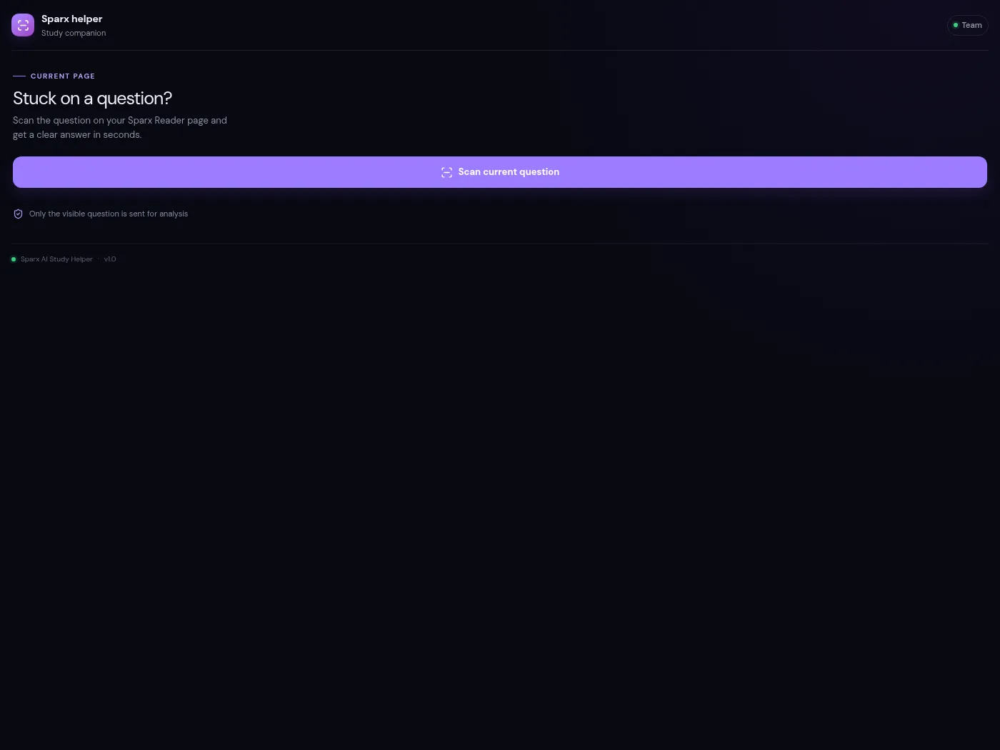 Sparx AI Study Helper
