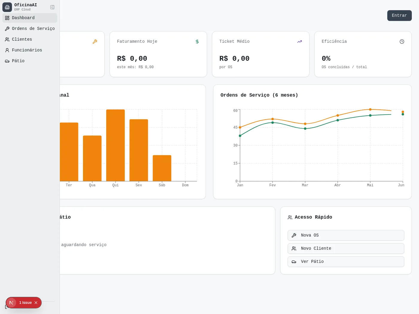 OficinaAI ERP Cloud