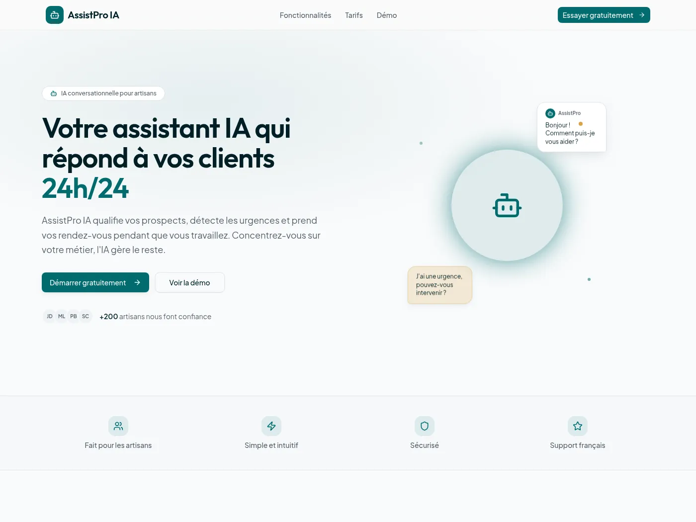 AssistPro IA SaaS