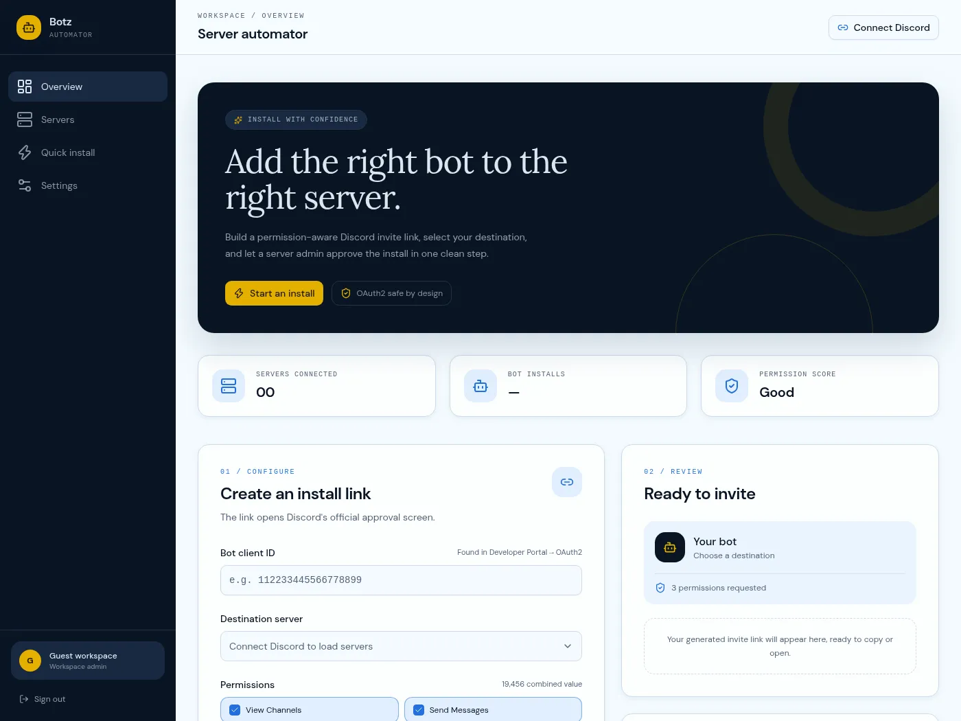 Botz Server Automator