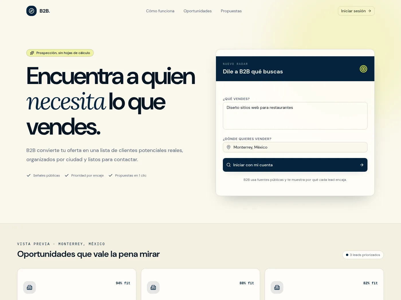 B2B Client Finder