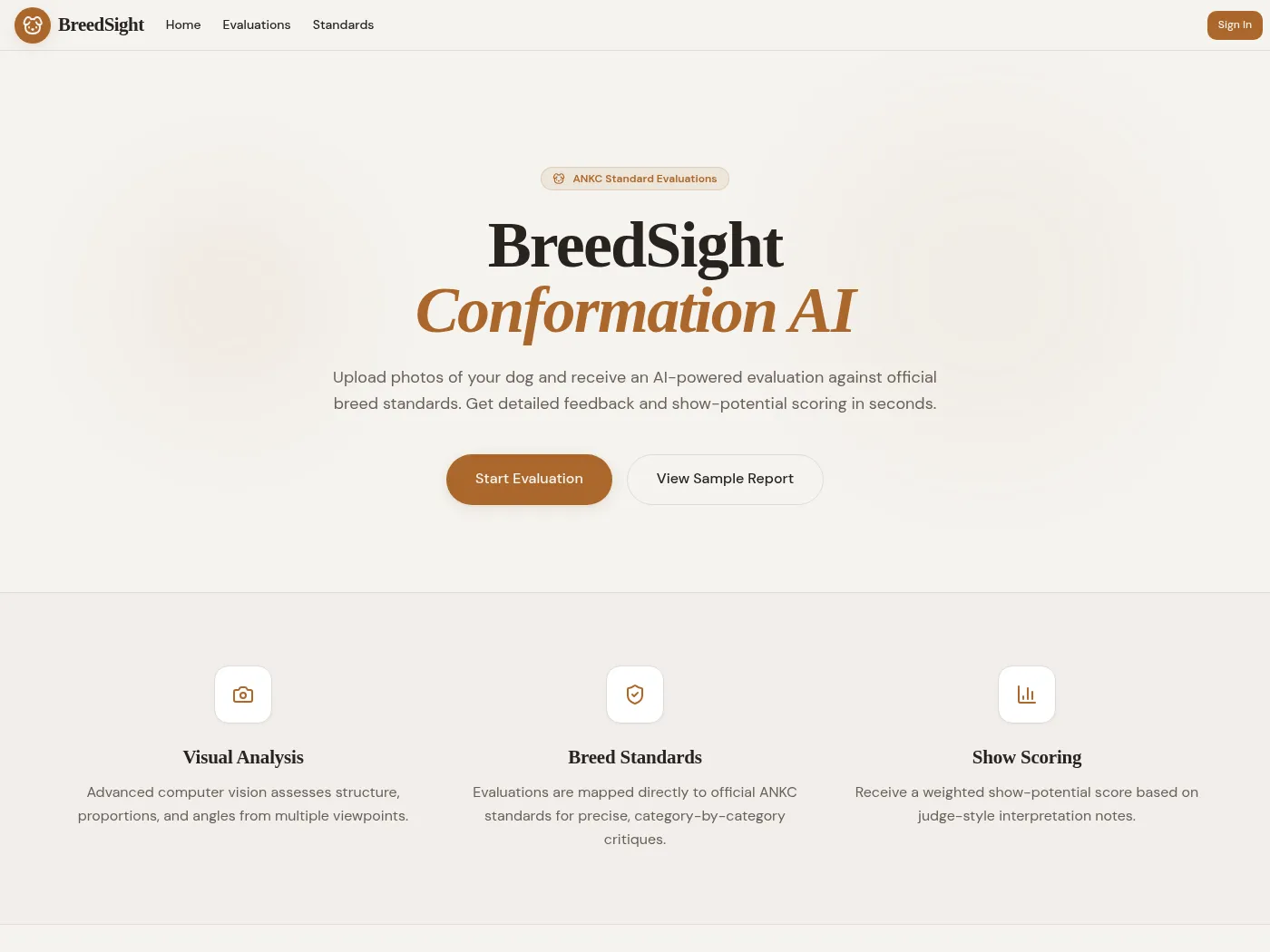 BreedSight Conformation AI