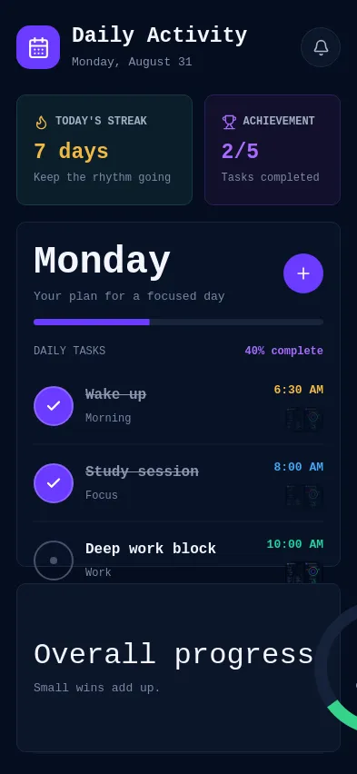 TaskSnap Checklist