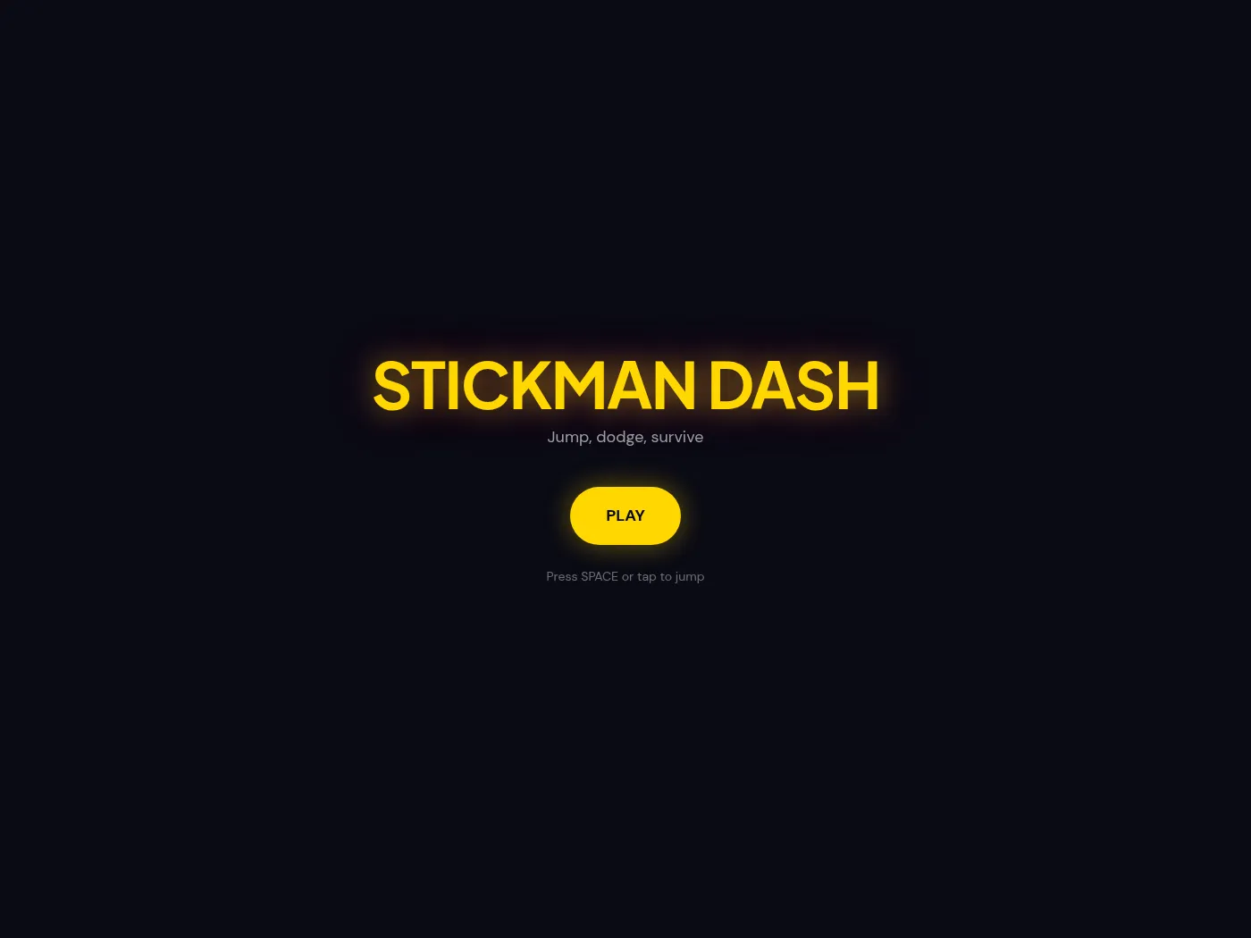 Stickman Dash Game