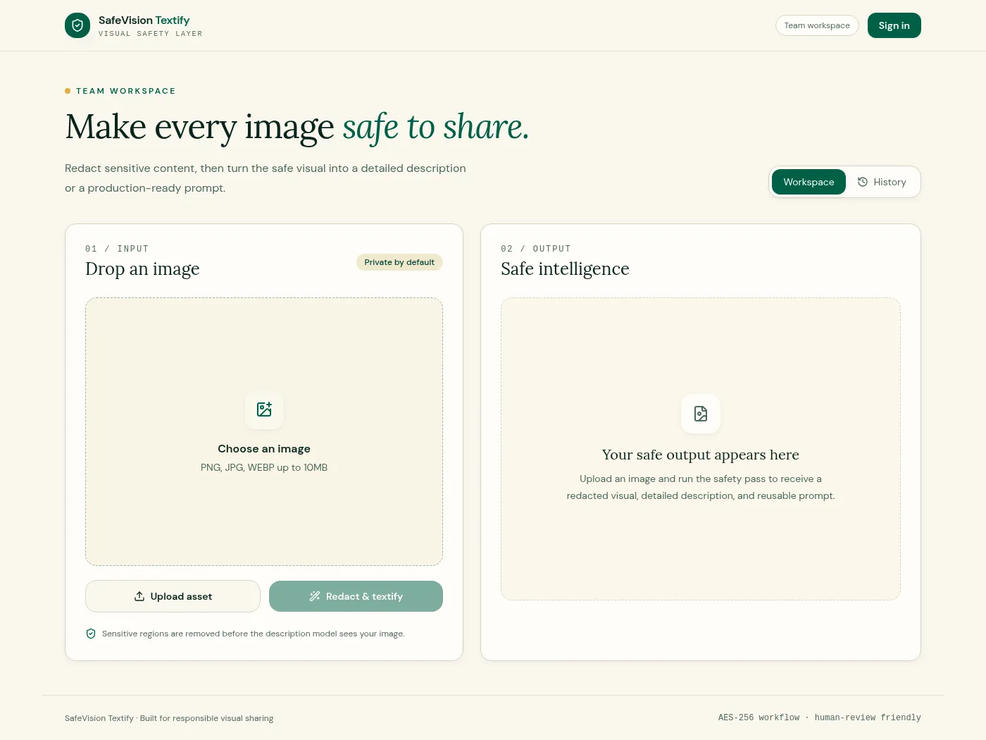 SafeVision Textify