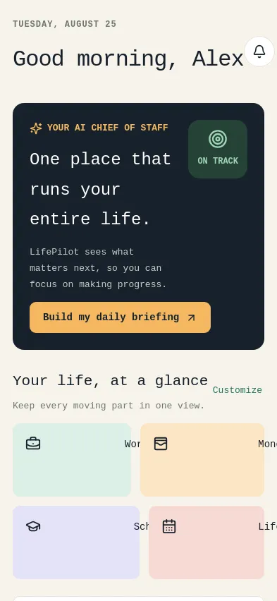 LifePilot AI Assistant