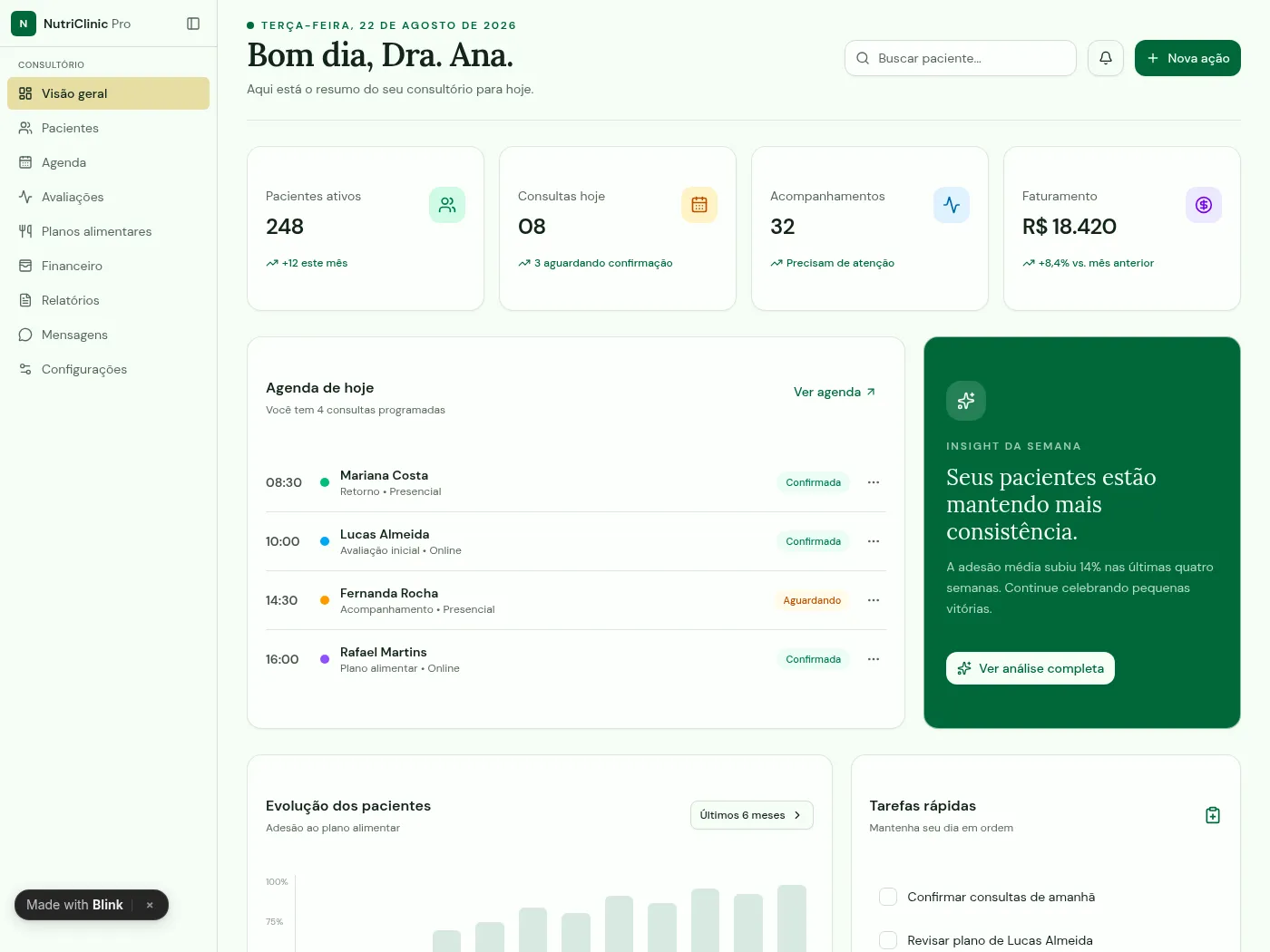 NutriClinic Pro Platform