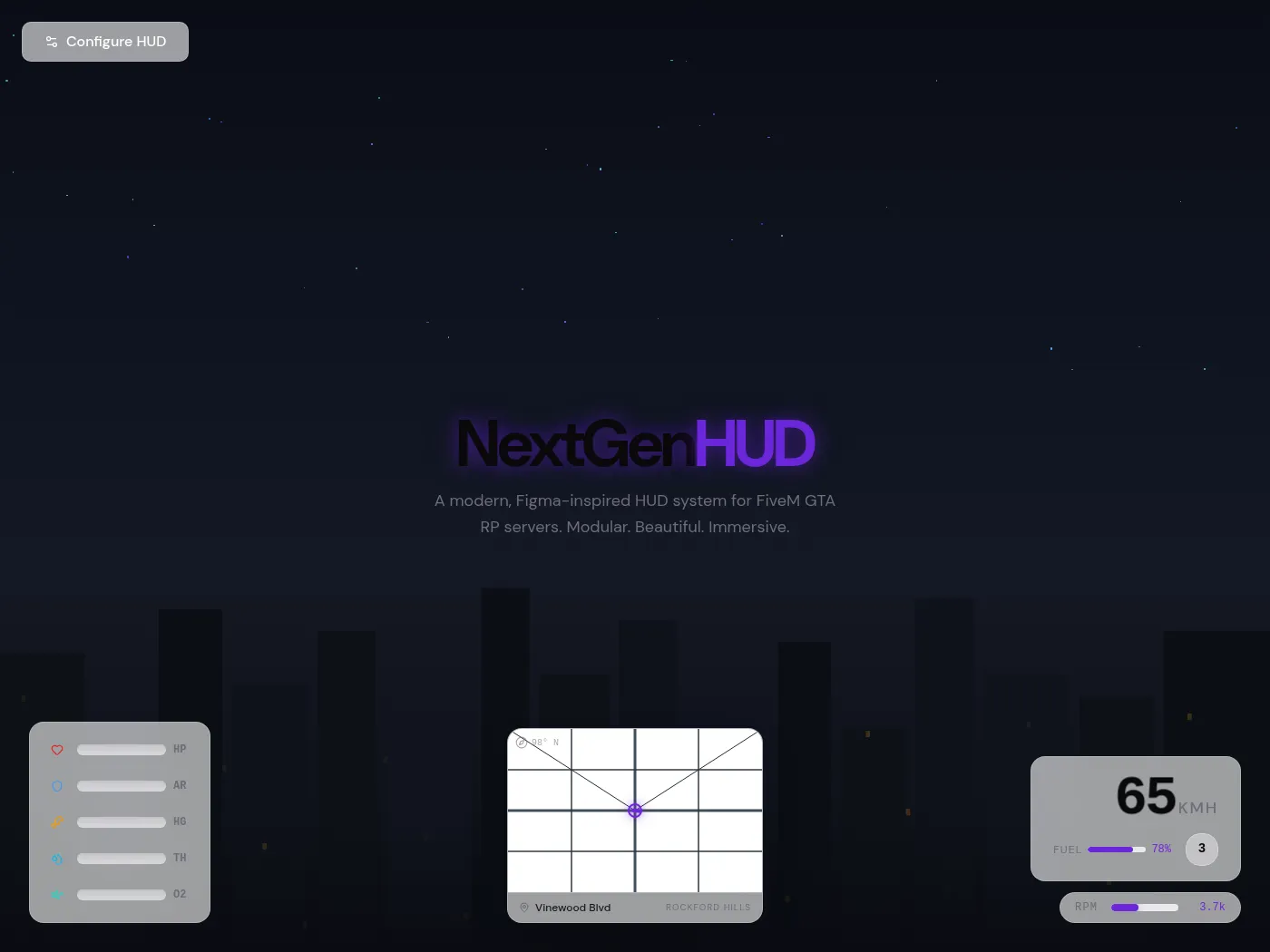 NextGen FiveM HUD Suite