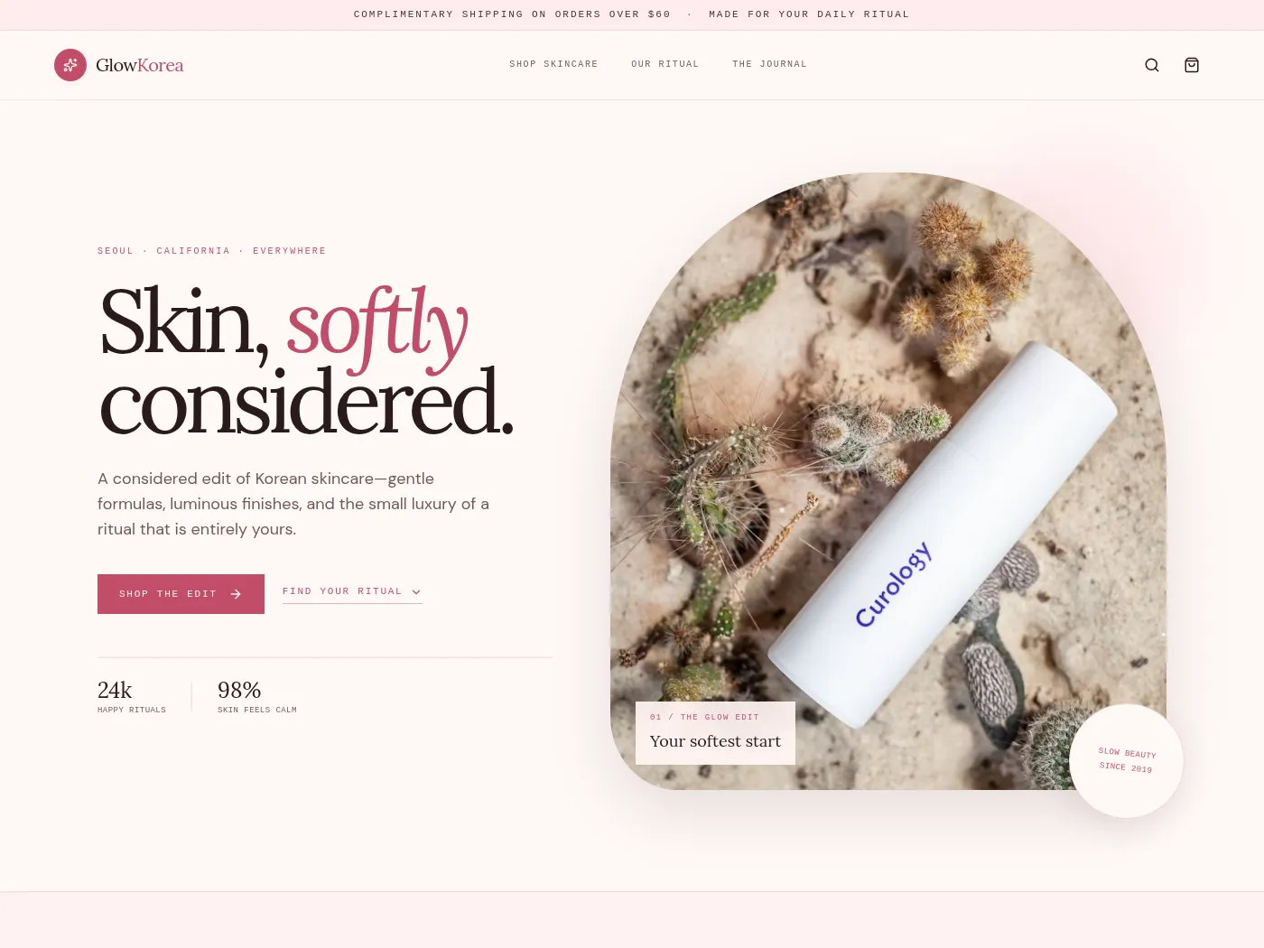 GlowKorea Skincare Site