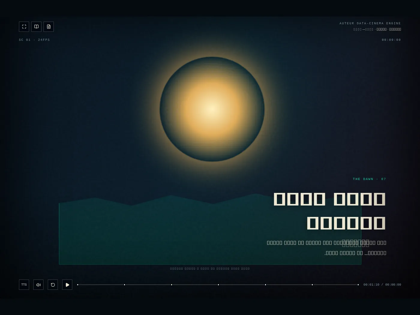 Auteur Data-Cinema Engine