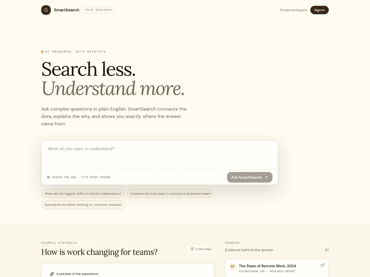 Boom search