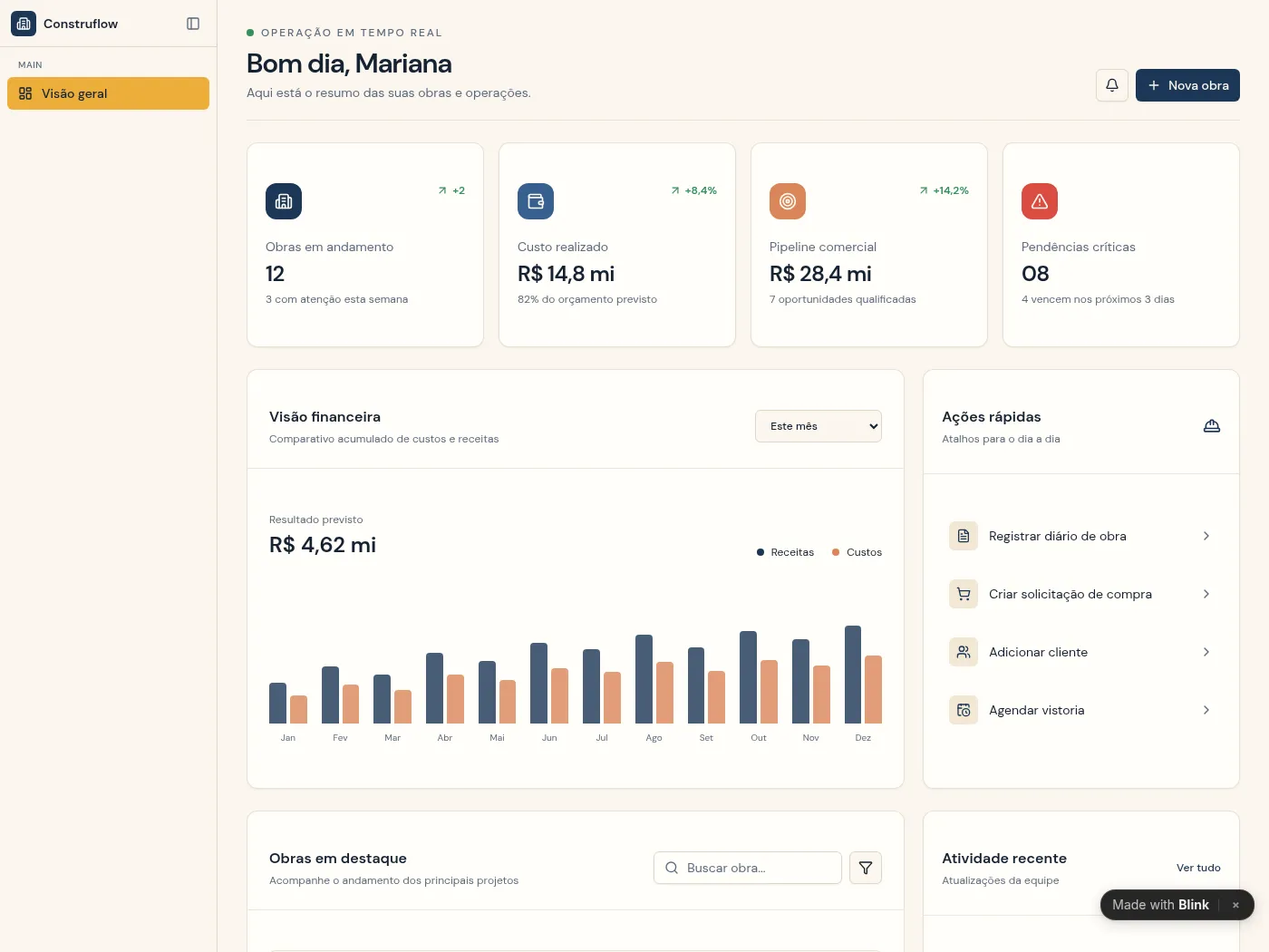 Construflow Gestão de Obras
