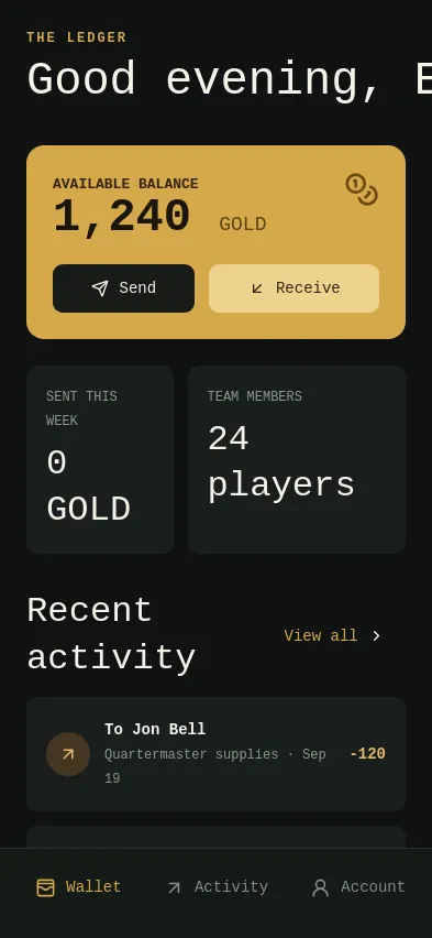 LARP Wallet App