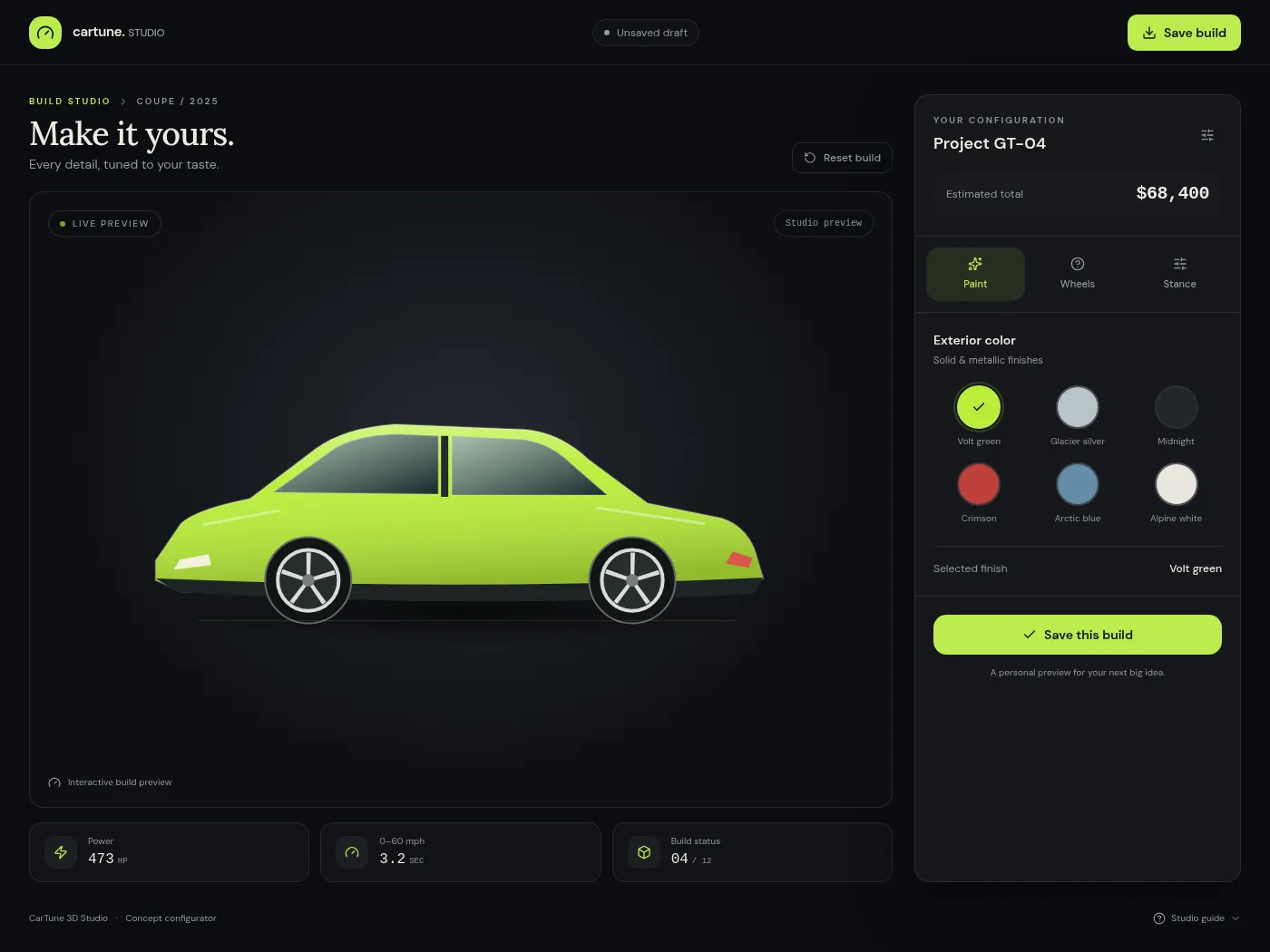 CarTune 3D Studio
