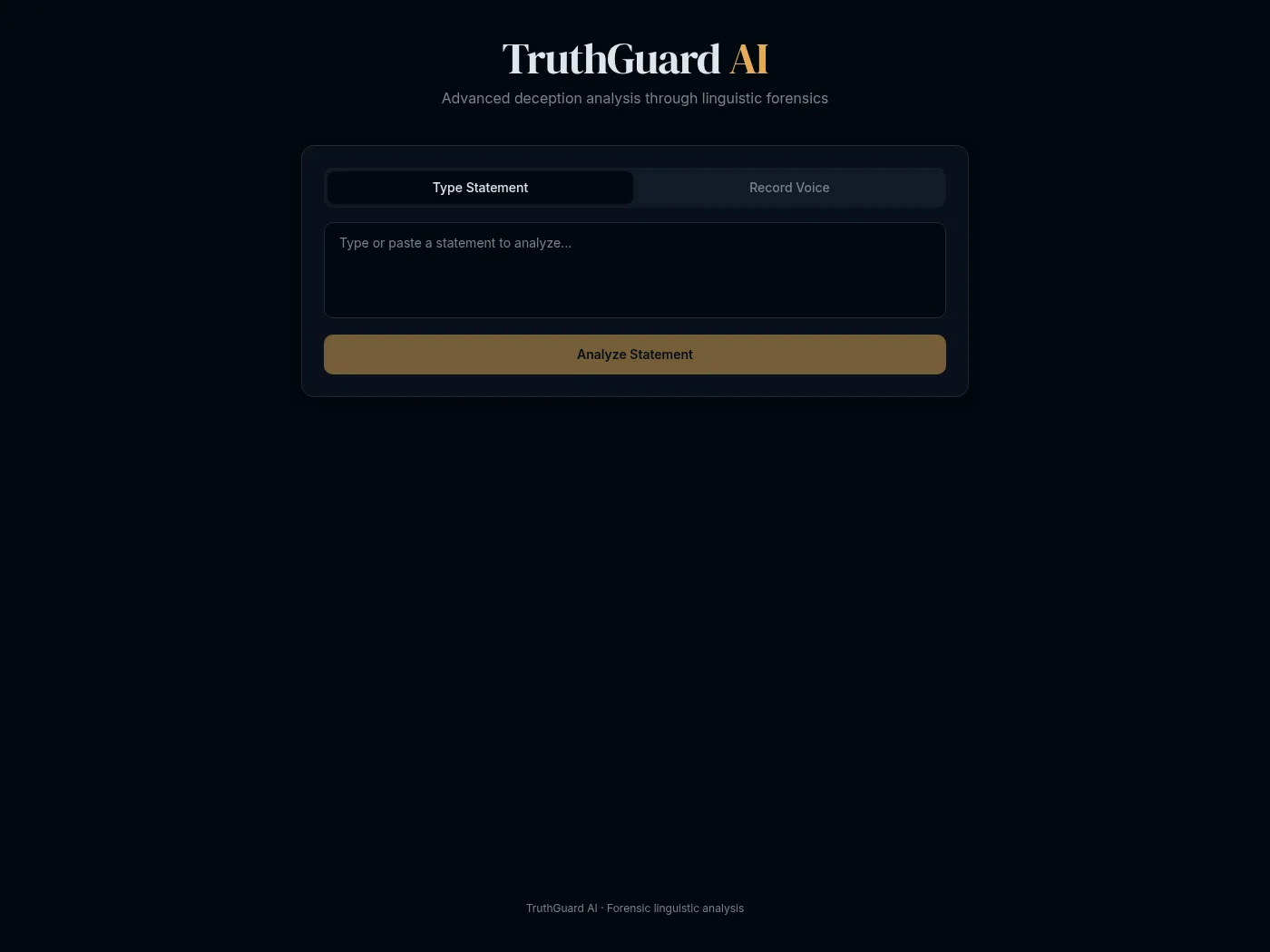 TruthGuard AI