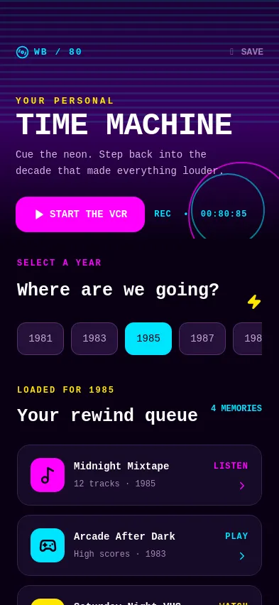 WayBackInTimeThe80s